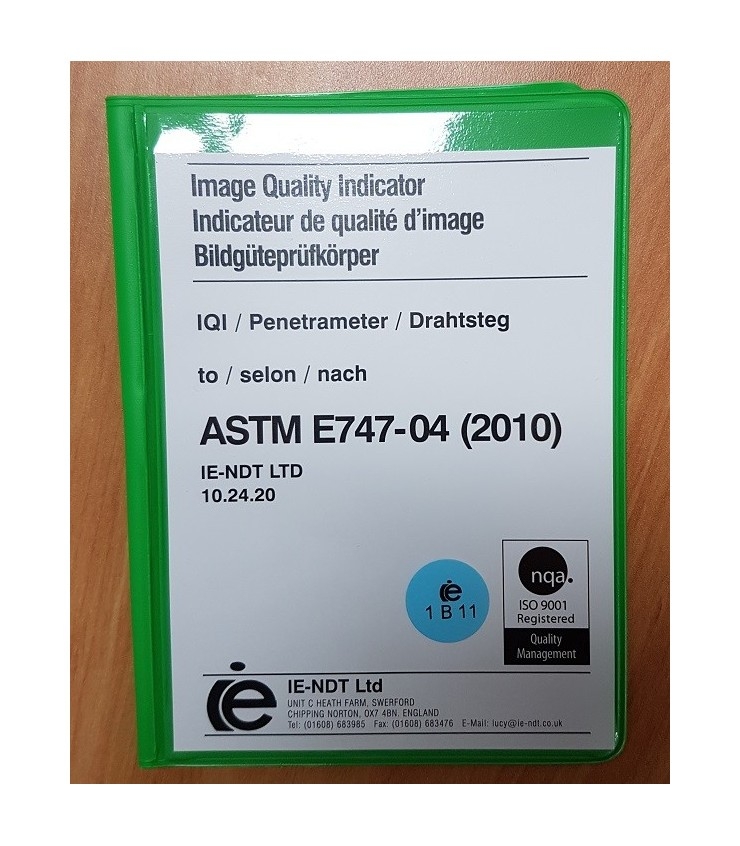 IQI ASTM E 747-97 IE-NDT-UK