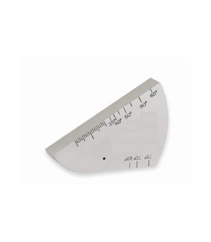 Cale V2 acier, alu, inox pour les CND par ultrasons